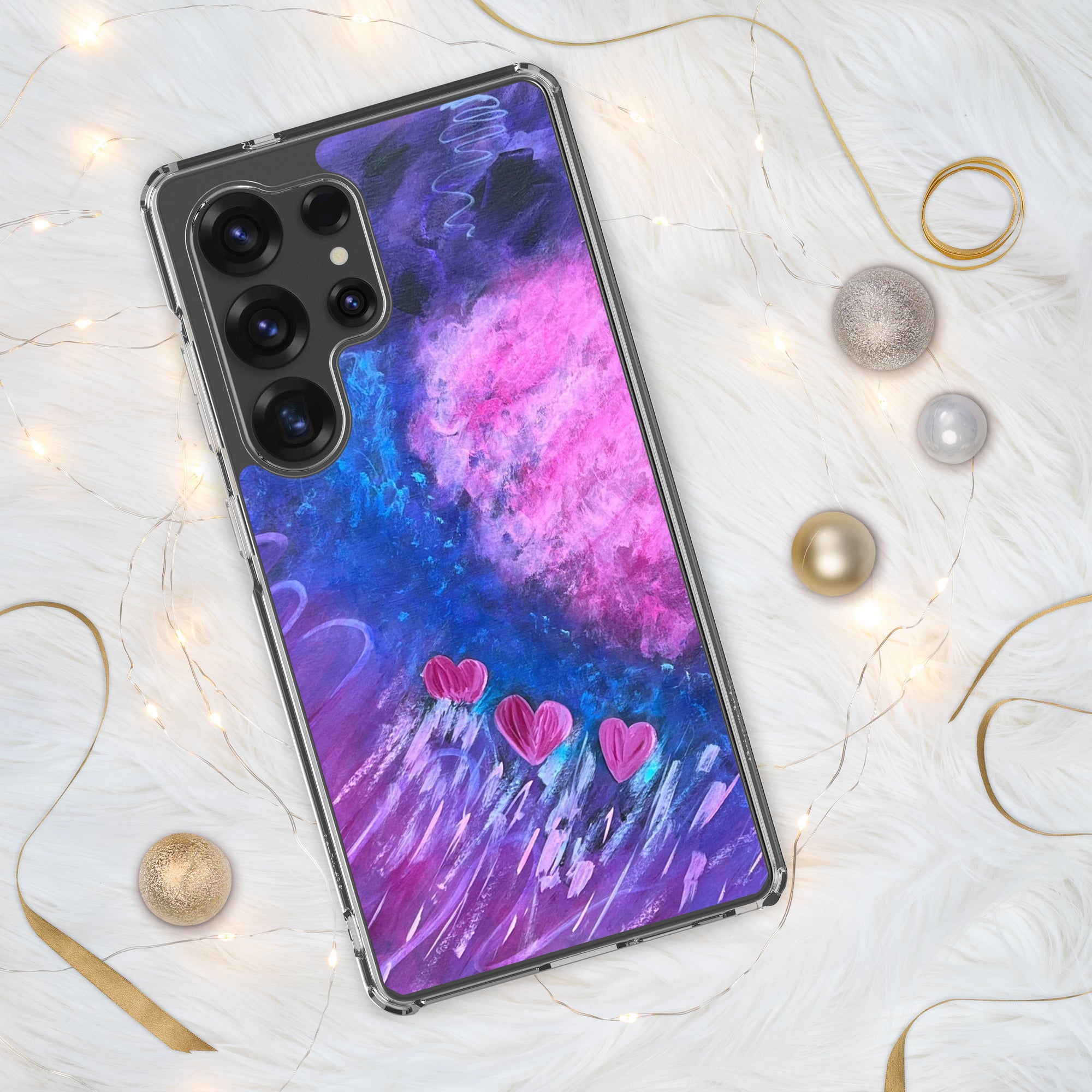 Clear Case for Samsung® Hearts of Passion – ddbydivinedesign